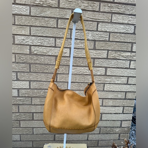 The Sak | Bags | The Sak Yellow Pebbled Leather Small Hobo Handbag ...